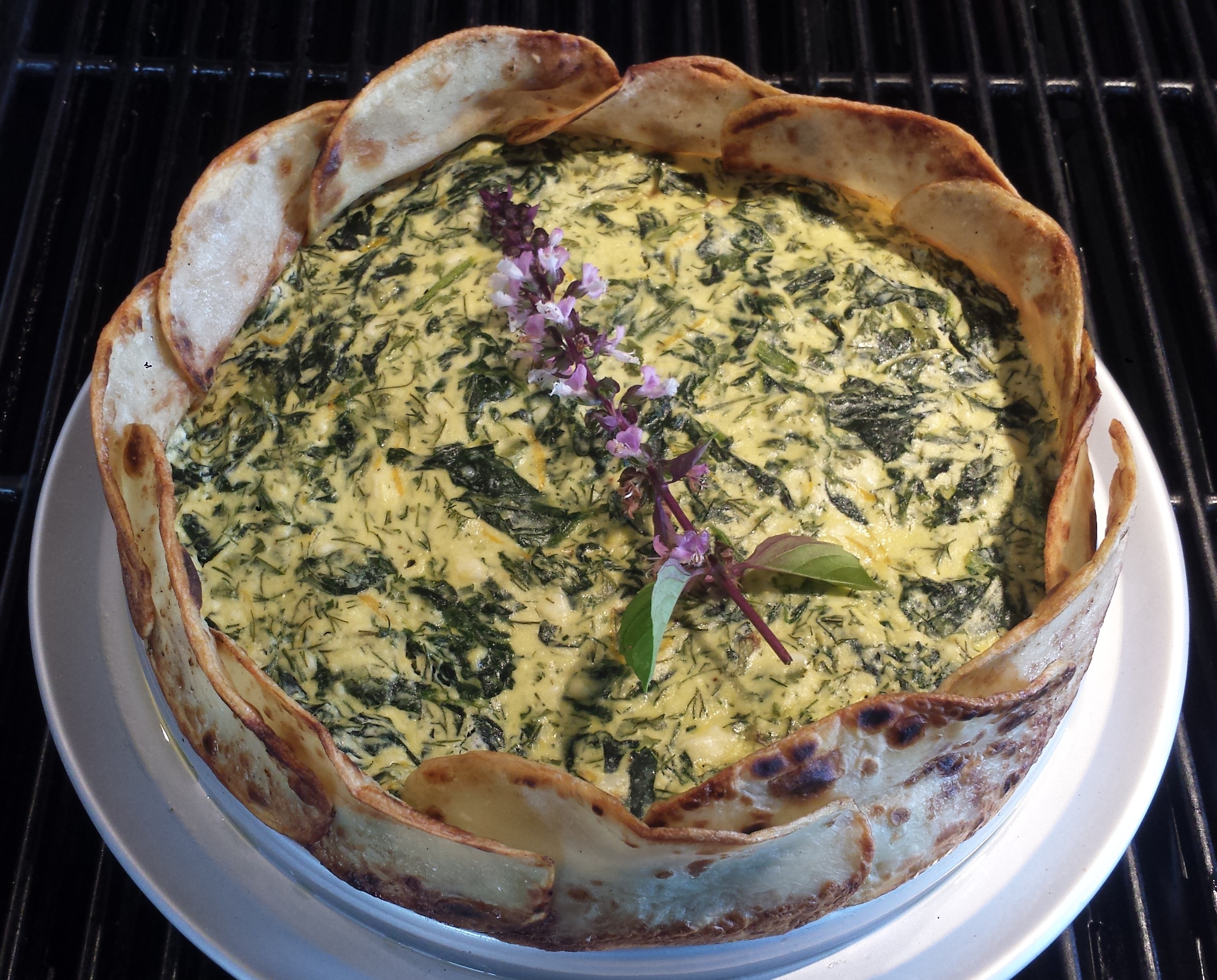Wheatless Wednesday – Potato Crusted Spinach Herb Torta | goodmotherdiet