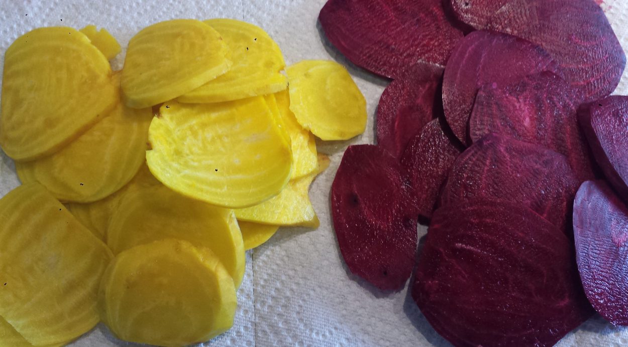 Root Vegetable Chips with Two Dips | goodmotherdiet